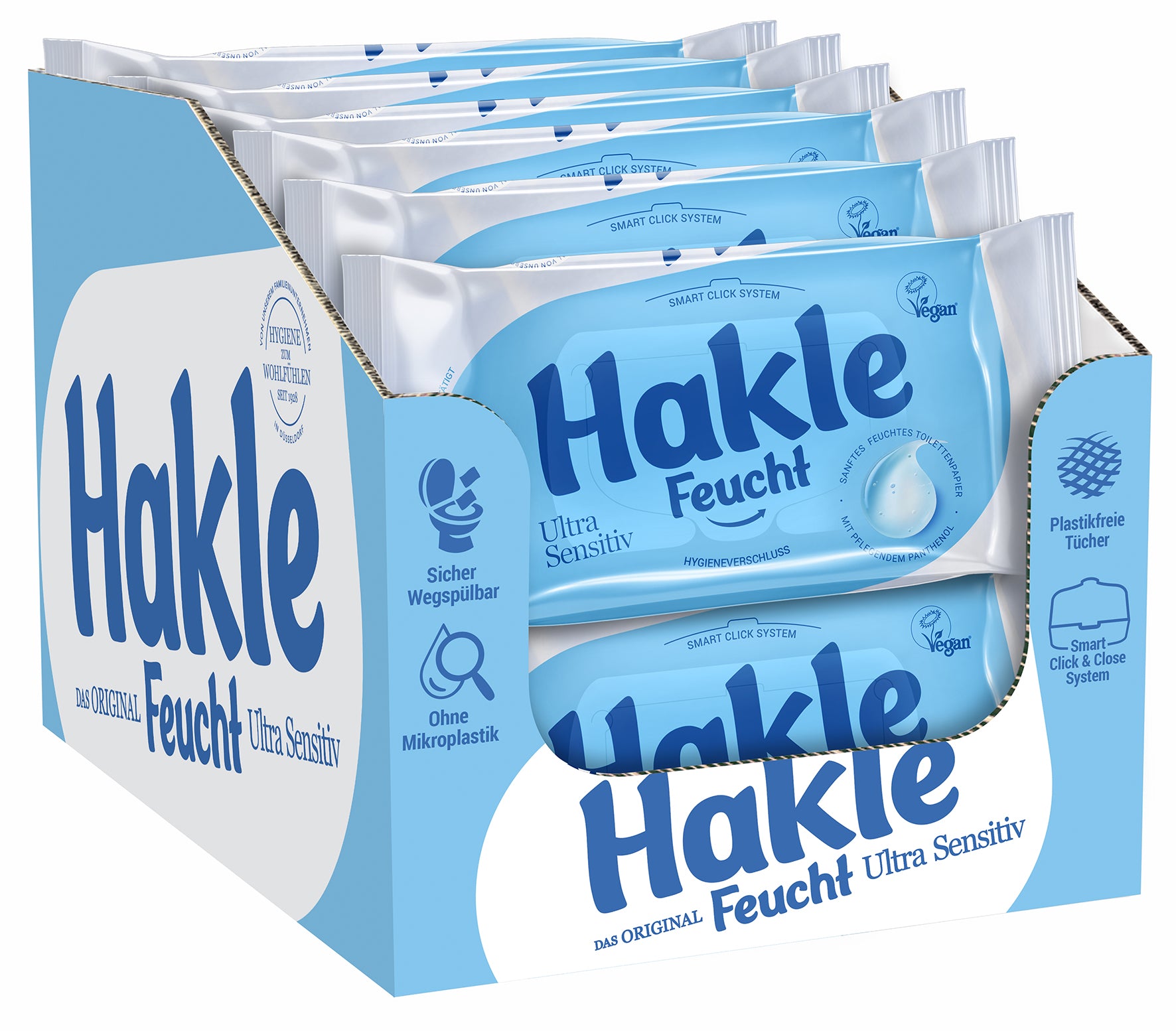 Hakle - Feucht Ultra Sensitiv 12 Packungen – Sofidelshop.de